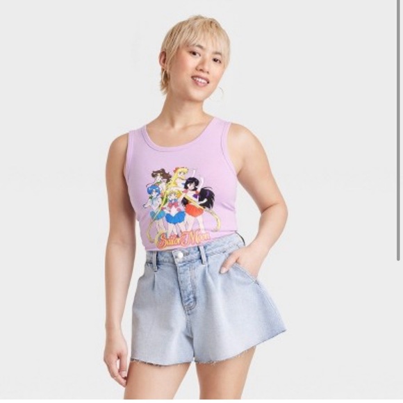 Sailor Moon | Tops | Sailor Moon And Friends Lavender Tank Top | Poshmark
